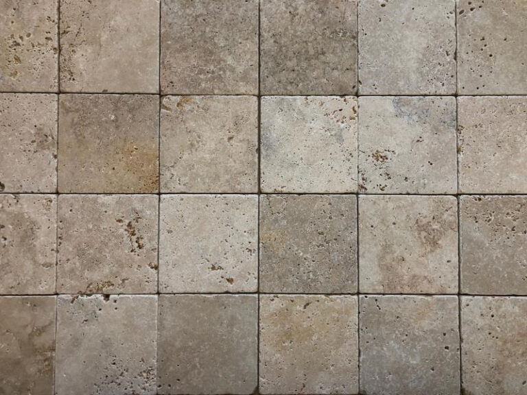 Travertin Classic Light Mix Nuancé 15x15cm, épaisseur 3cm – Prix au m² – FRANCEPIERRE