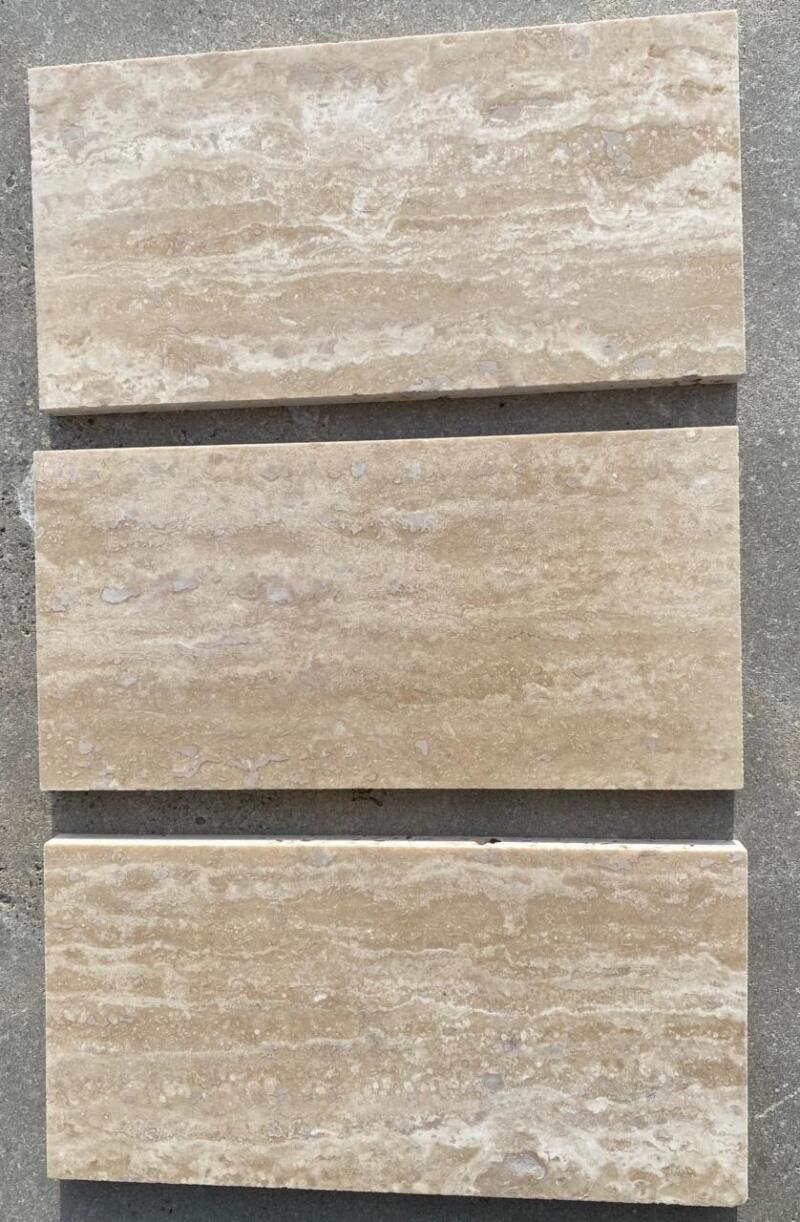 Travertin Romain VEIN CUT 61 x 40,6 x 1,2cm – Prix au m² – FRANCEPIERRE